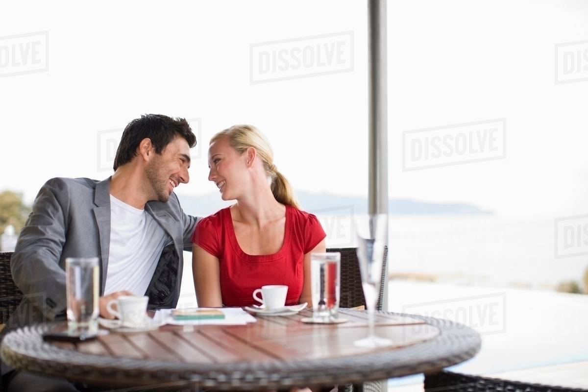 Couple flirting - Royalty-free Stock Photo | Dissolve