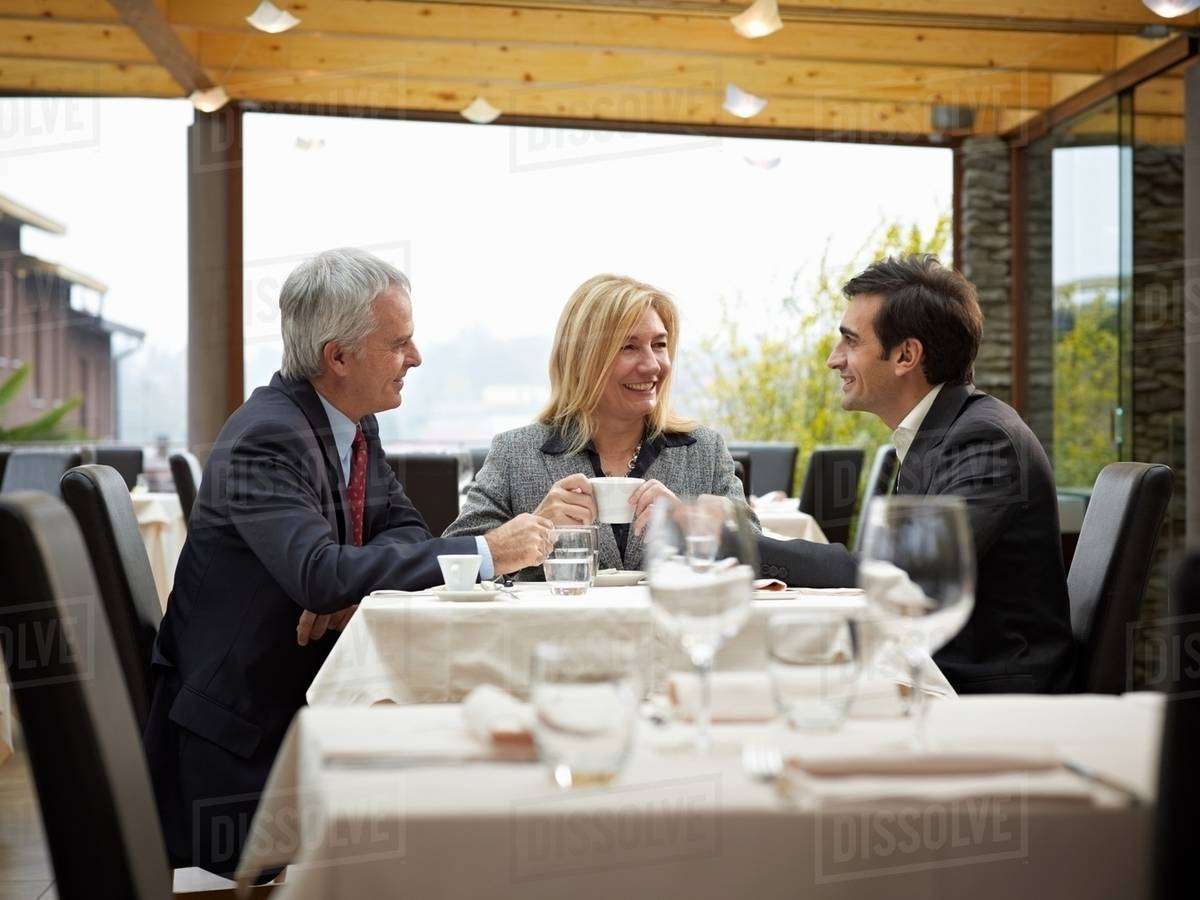 Business Lunch - Stock Photo - Dissolve