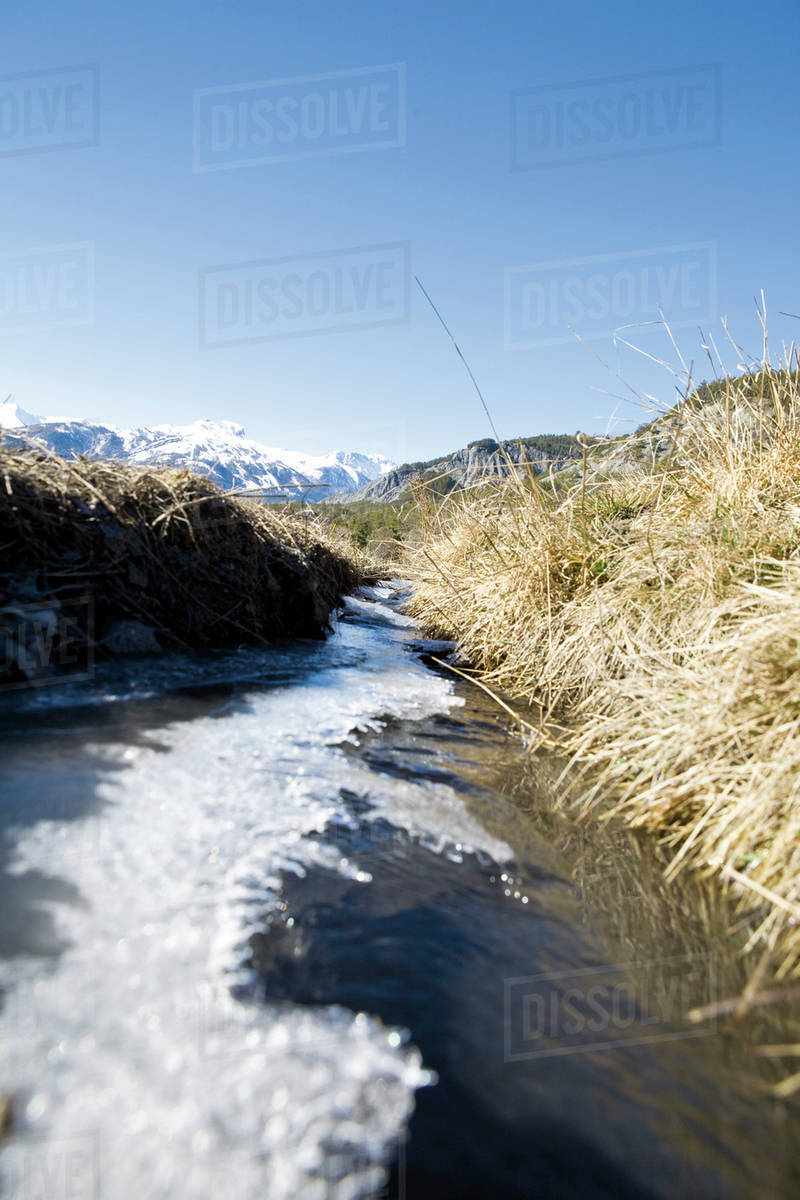 Ice flowing on river - Royalty-free Stock Photo | Dissolve