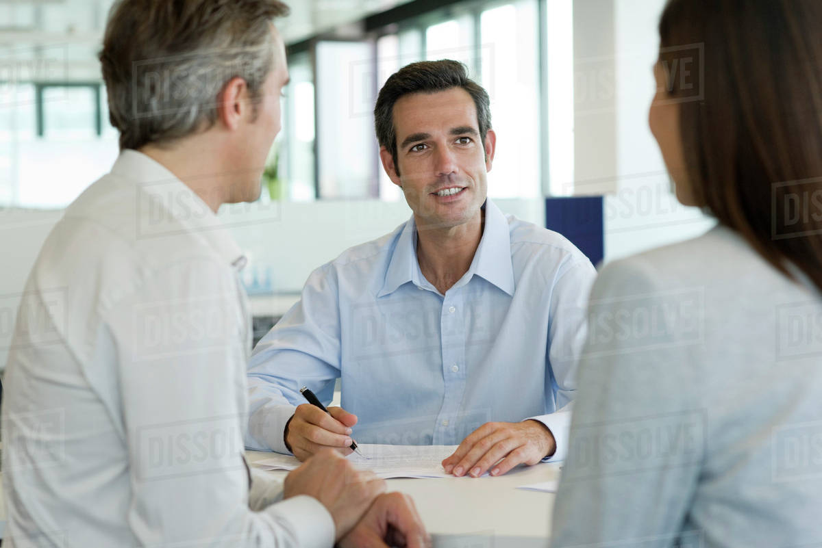 Businessman meeting with client - Royalty-free Stock Photo | Dissolve