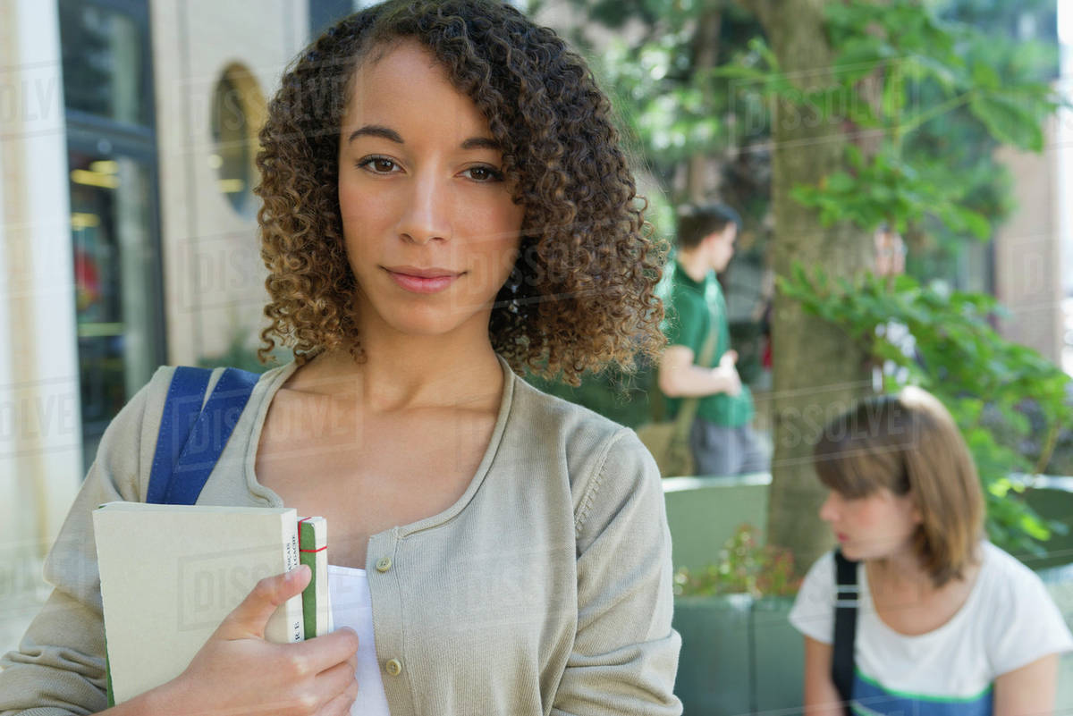 Female college student, portrait - Royalty-free Stock Photo | Dissolve