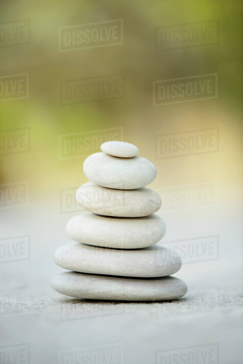 Stacked pebbles - Royalty-free Stock Photo | Dissolve