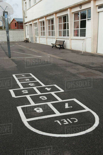 Hopscotch grid - Royalty-free Stock Photo | Dissolve