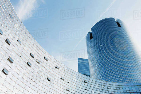Modern buildings, low angle view - Royalty-free Stock Photo | Dissolve