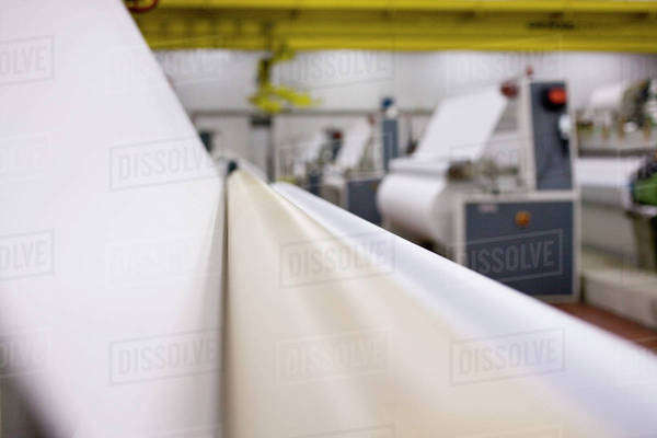 Coating machine in fabric coating plant - Royalty-free Stock Photo ...