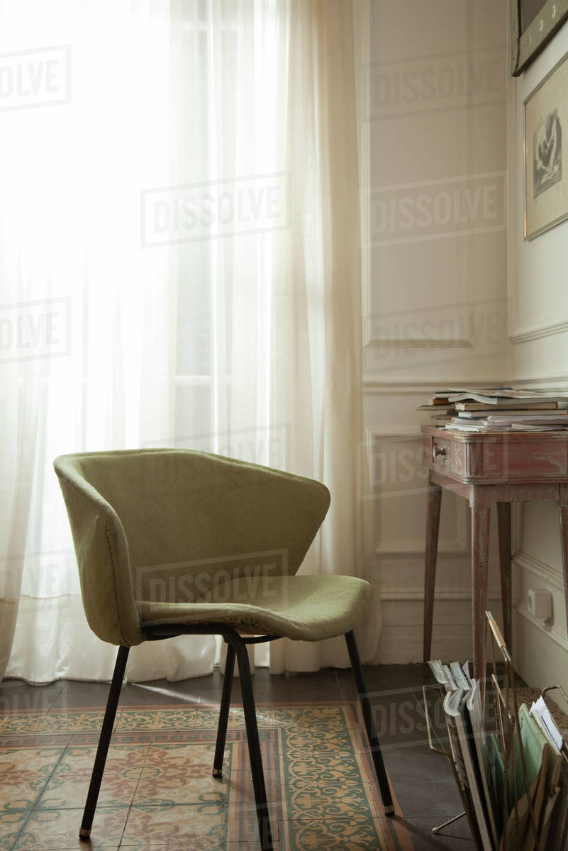 Empty chair in home - Royalty-free Stock Photo | Dissolve