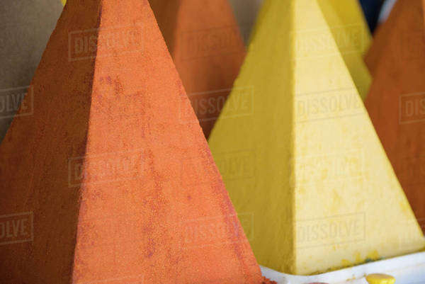 Moroccan spice pyramids - Royalty-free Stock Photo | Dissolve