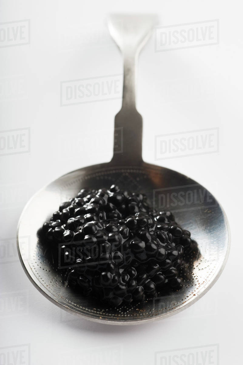 Black tapioca pearls - Royalty-free Stock Photo | Dissolve