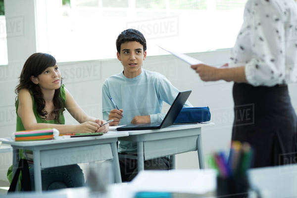 High school students in class - Royalty-free Stock Photo | Dissolve