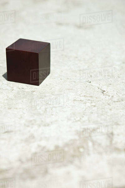 Wooden cube - Royalty-free Stock Photo | Dissolve