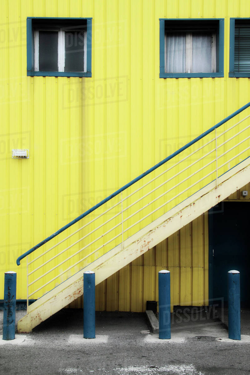 Yellow building - Royalty-free Stock Photo | Dissolve
