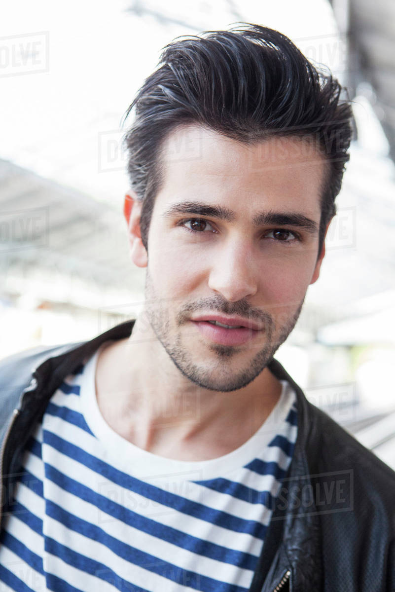 Young man, portrait - Royalty-free Stock Photo | Dissolve