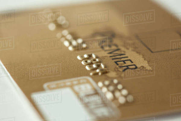 Close-up of credit card - Royalty-free Stock Photo | Dissolve