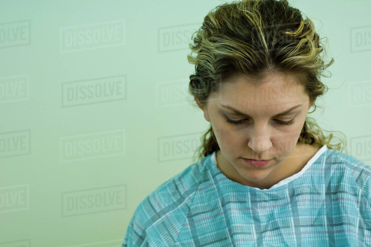 Female patient worried about health issue - Royalty-free Stock Photo ...