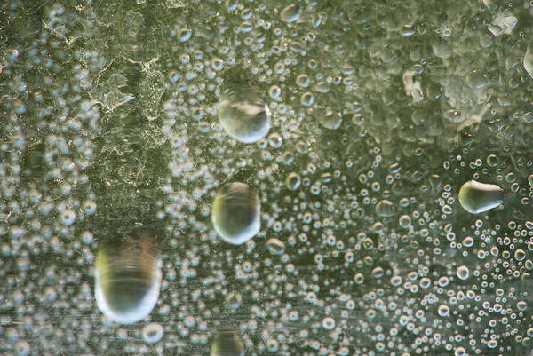 Bubbly water surface, extreme close-up - Royalty-free Stock Photo ...
