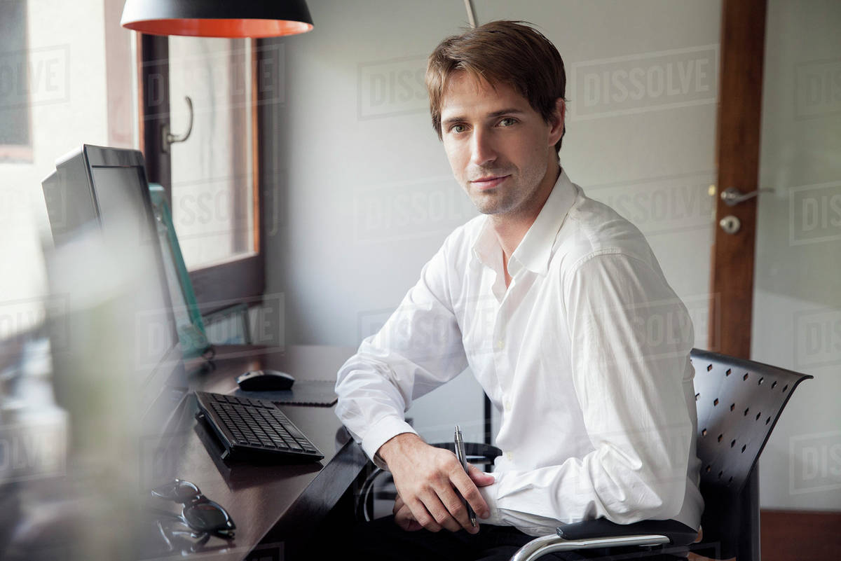 Office worker, portrait - Royalty-free Stock Photo | Dissolve