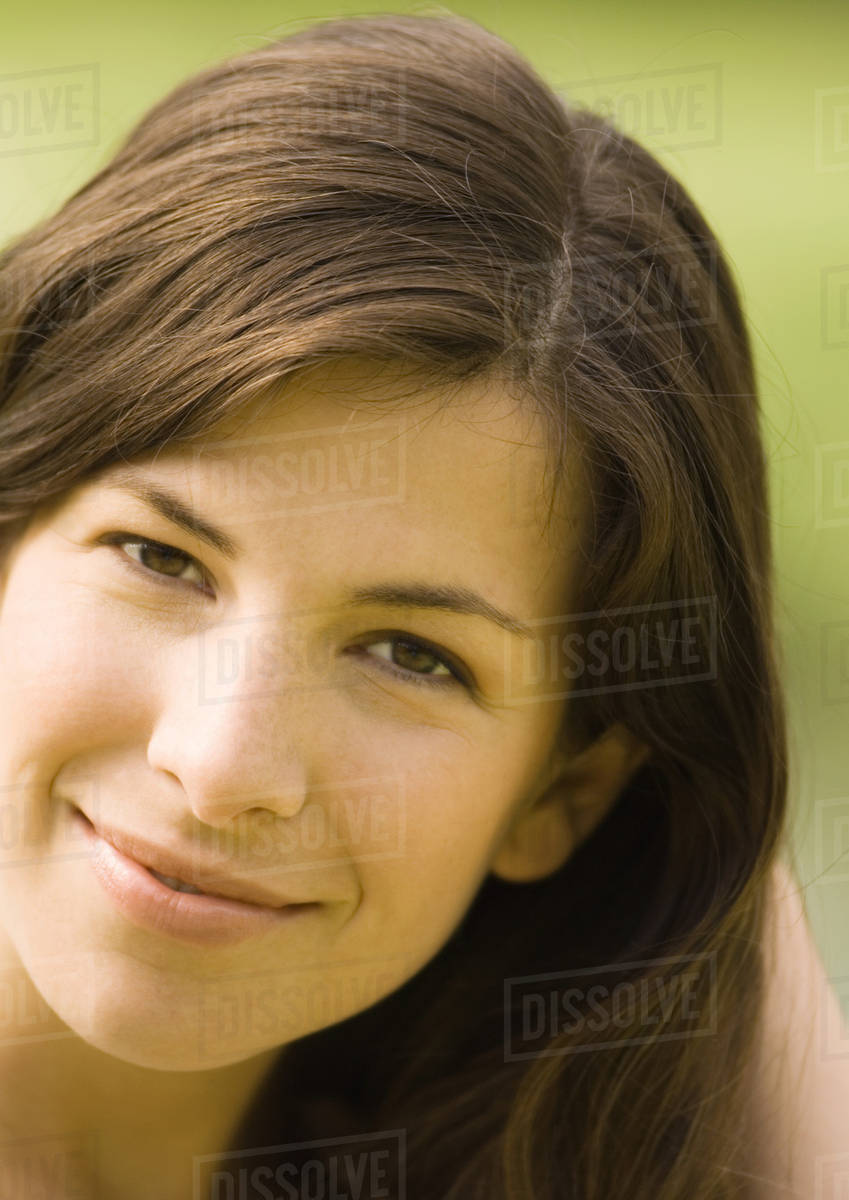 Woman's smiling face - Royalty-free Stock Photo | Dissolve