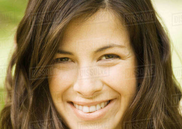 Woman's smiling face - Royalty-free Stock Photo | Dissolve