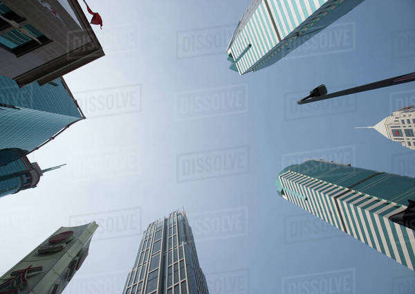 Skycrapers, low angle view - Stock Photo - Dissolve
