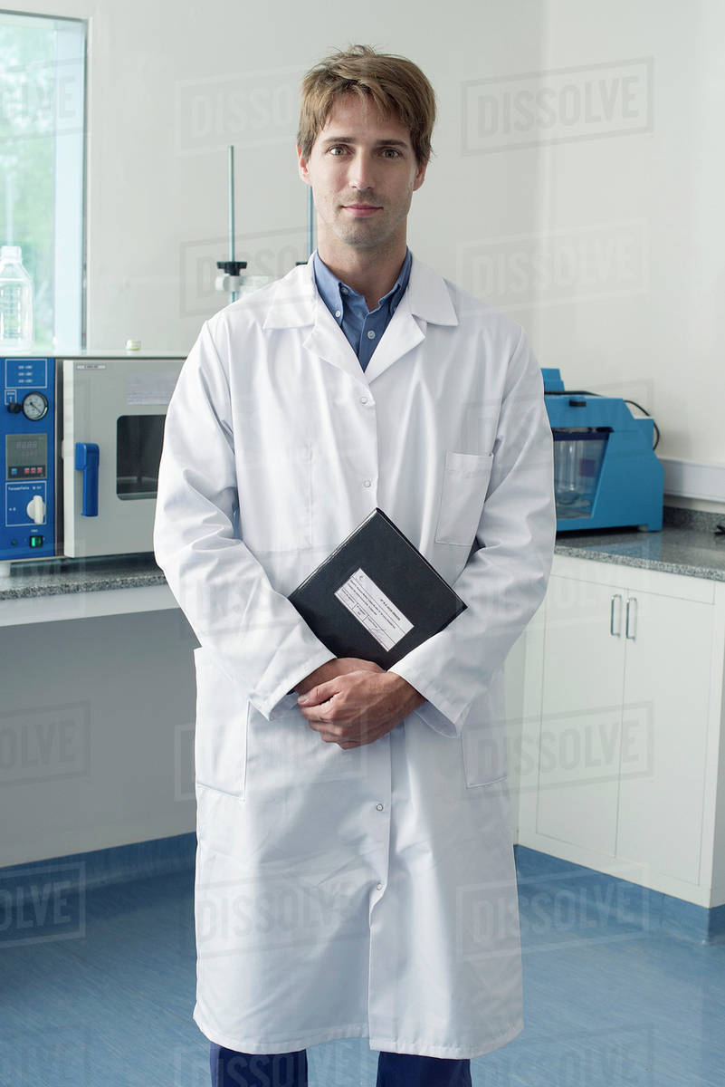 Scientist standing in laboratory, portrait - Royalty-free Stock Photo ...
