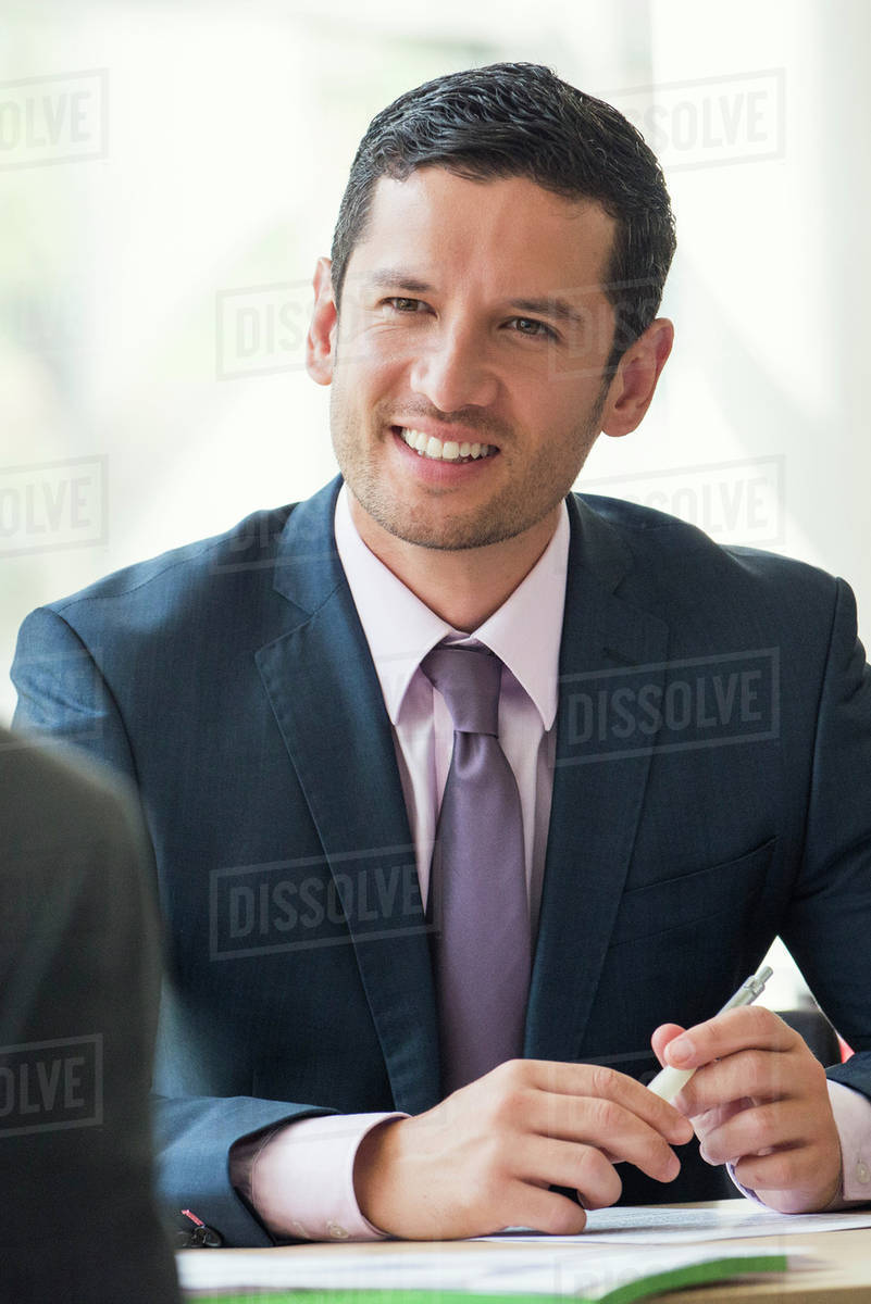 Businessman meeting with client - Royalty-free Stock Photo | Dissolve