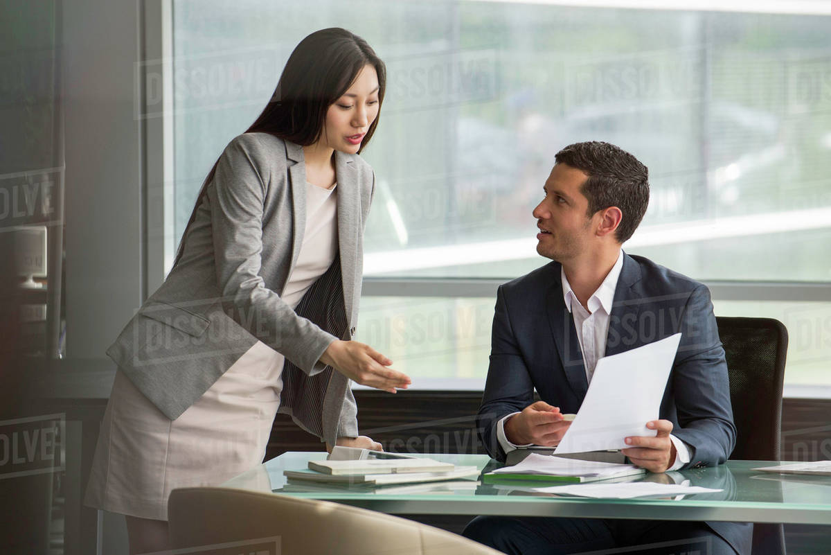 Assistant working with executive - Royalty-free Stock Photo | Dissolve