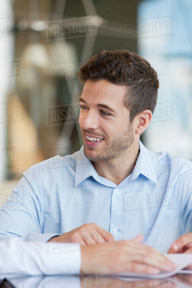 Salesman meeting with client - Royalty-free Stock Photo | Dissolve