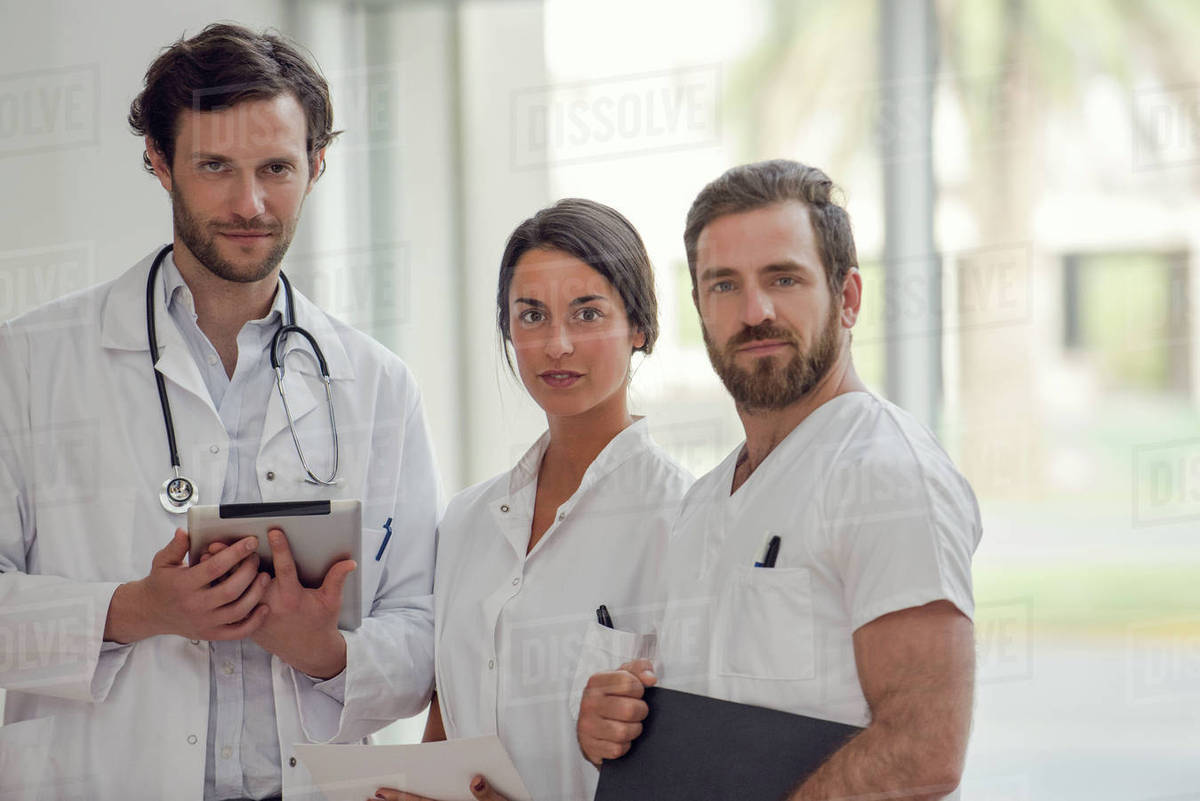 Healthcare professionals, portrait - Royalty-free Stock Photo | Dissolve