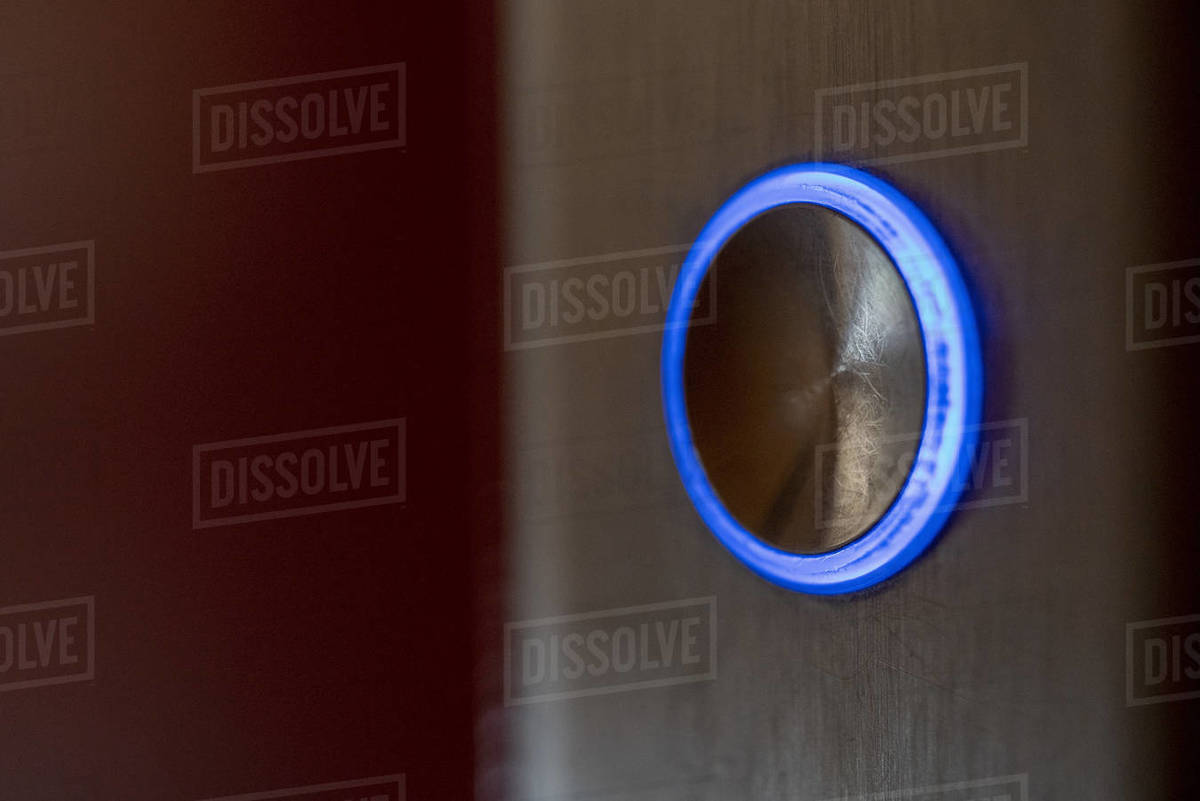 Push button of modern elevator - Royalty-free Stock Photo | Dissolve
