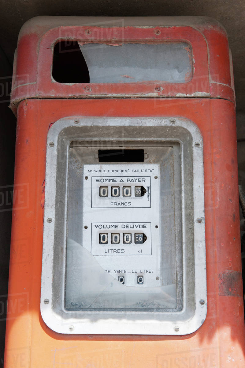 Old-fashioned gas pump - Royalty-free Stock Photo | Dissolve