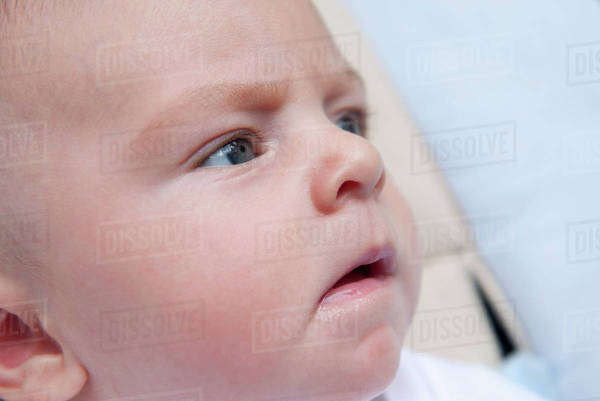 Baby's face, close-up - Royalty-free Stock Photo | Dissolve