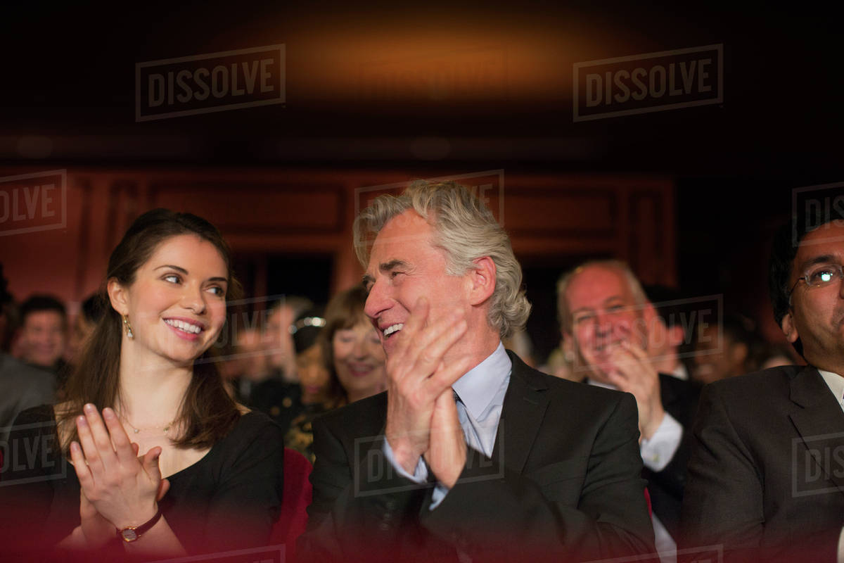Clapping theater audience - Royalty-free Stock Photo | Dissolve