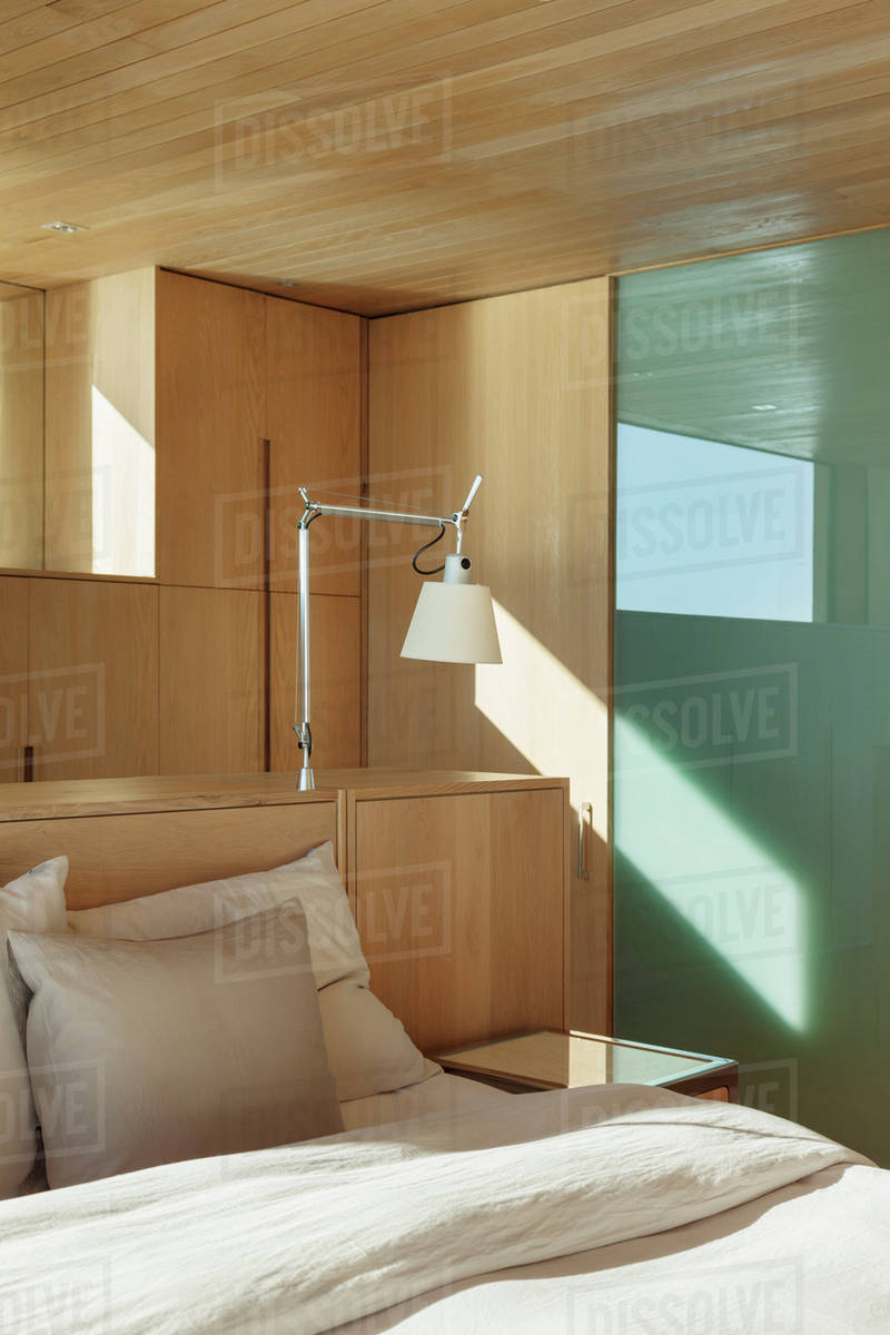 Lamp over bed - Royalty-free Stock Photo | Dissolve
