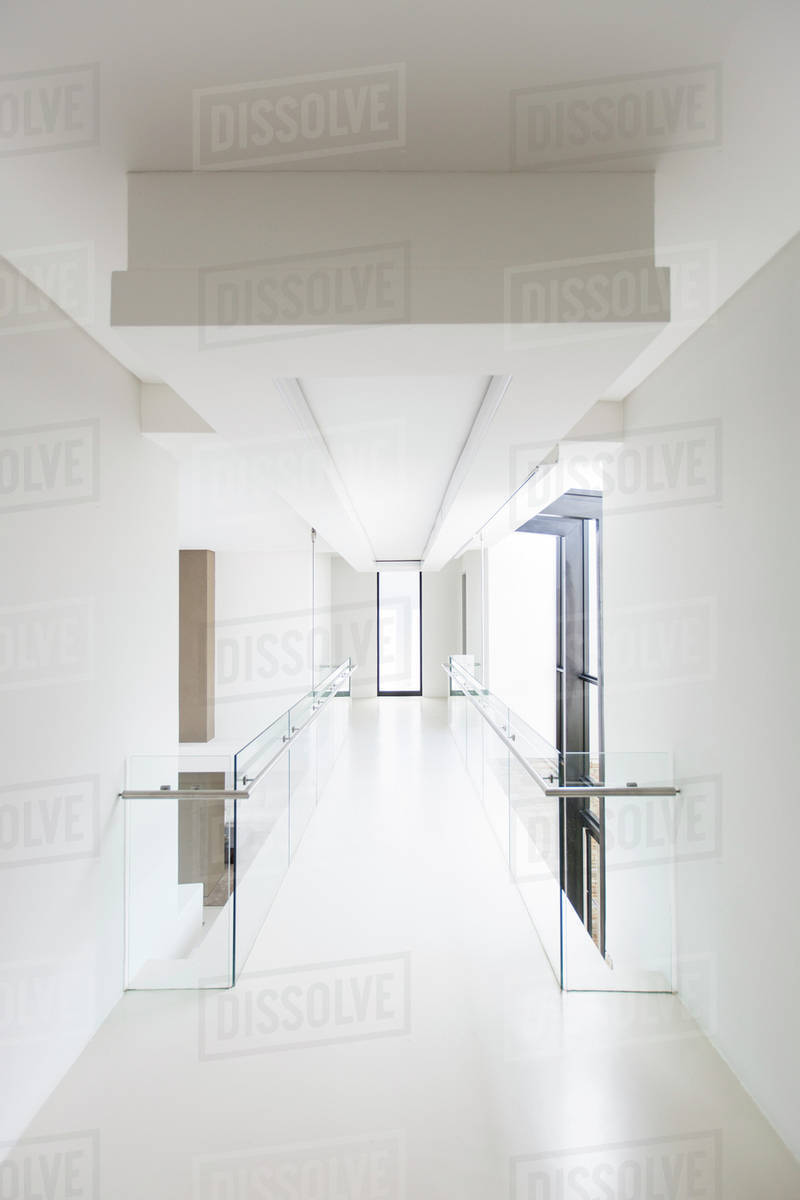 White modern house corridor - Royalty-free Stock Photo | Dissolve
