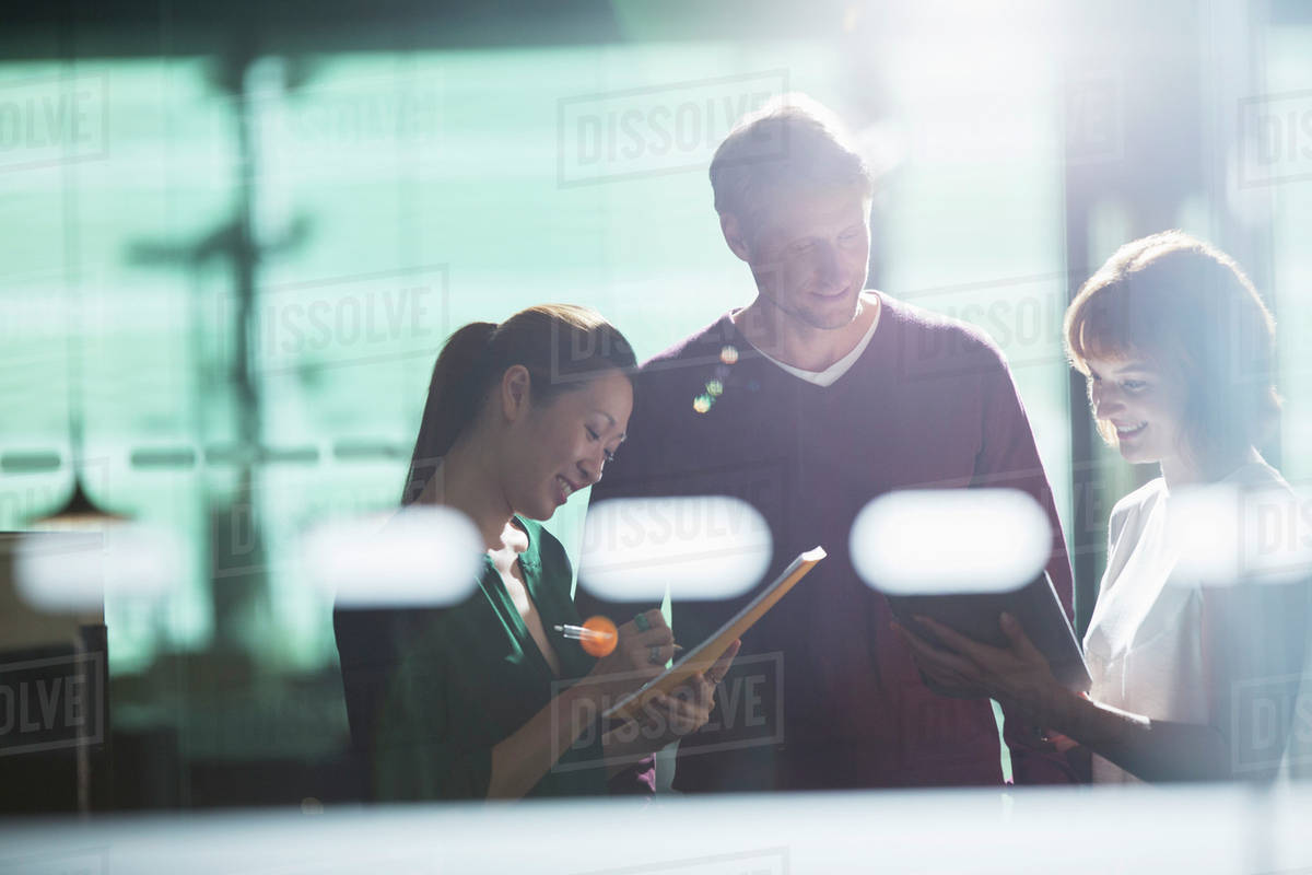 Business people working late in office - Royalty-free Stock Photo ...