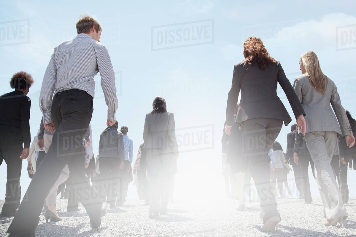 Business people walking - Royalty-free Stock Photo | Dissolve