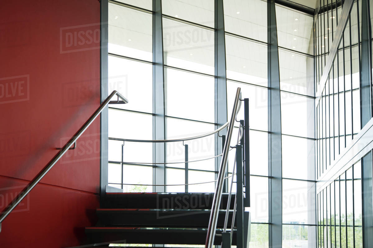 Steps in modern building - Royalty-free Stock Photo | Dissolve