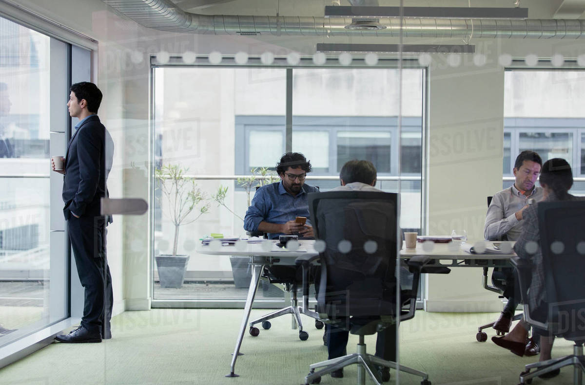 Business people in conference room meeting - Royalty-free Stock Photo ...