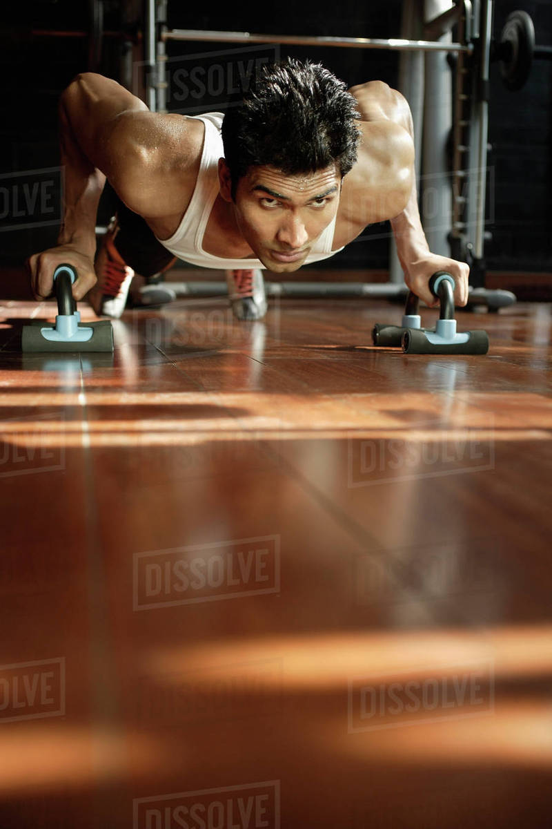 Man working out - Royalty-free Stock Photo | Dissolve