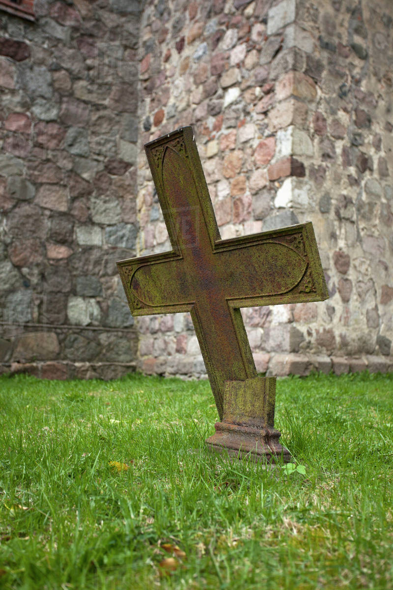 Broken church cross - Royalty-free Stock Photo | Dissolve