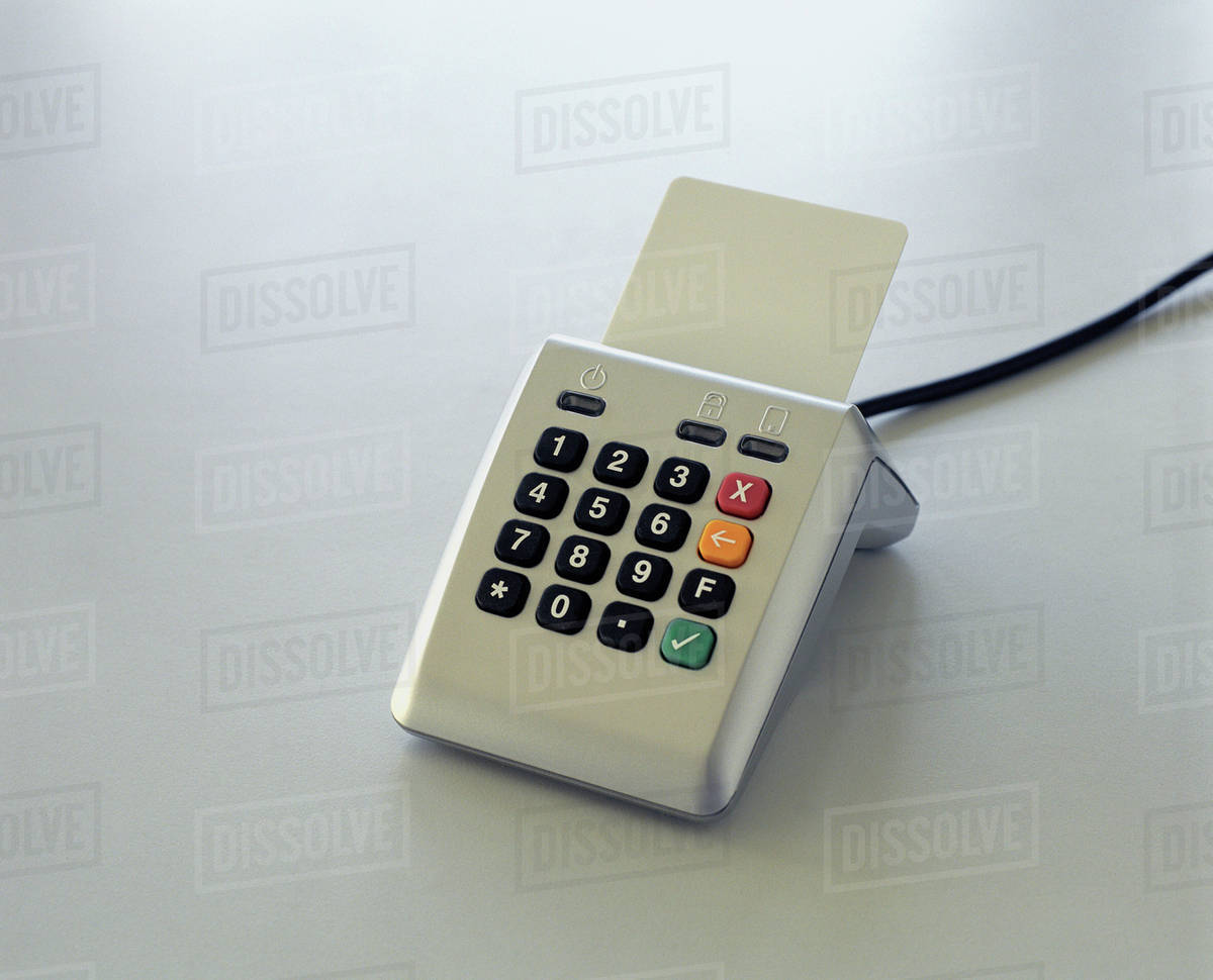 An electronic card reader - Royalty-free Stock Photo | Dissolve