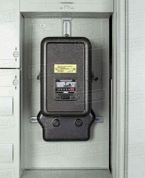 An electricity meter - Royalty-free Stock Photo | Dissolve