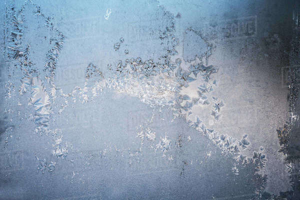 Icy window - Stock Photo - Dissolve