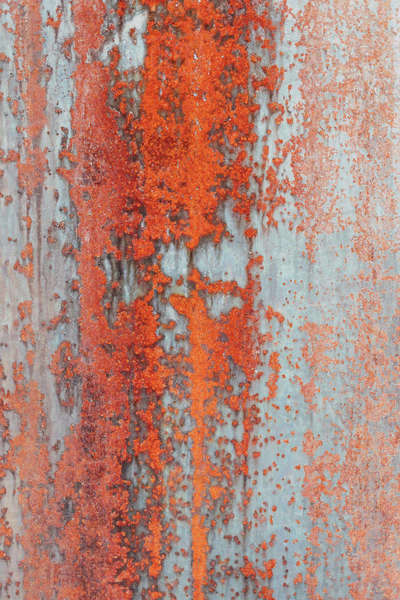 Close up orange rust on metal - Stock Photo - Dissolve
