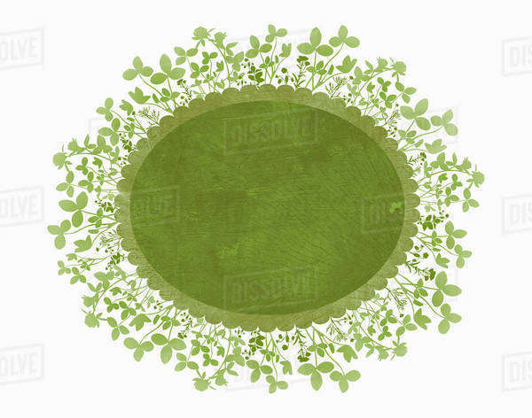 Grass growing on an oval - Royalty-free Stock Photo | Dissolve