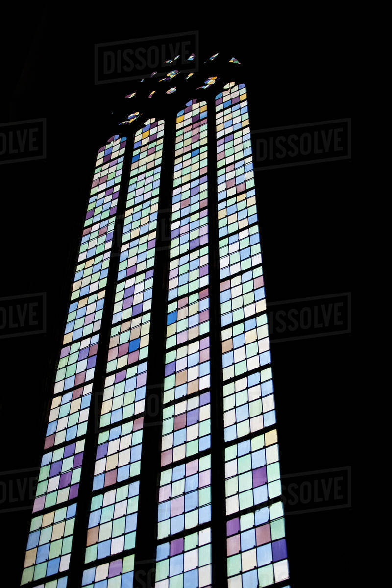 A stained glass window - Stock Photo - Dissolve